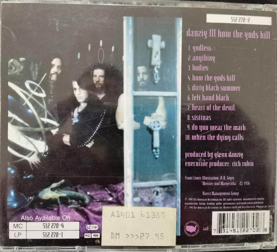 Danzig – Danzig III: How The Gods Kill - hot-vinyl.com