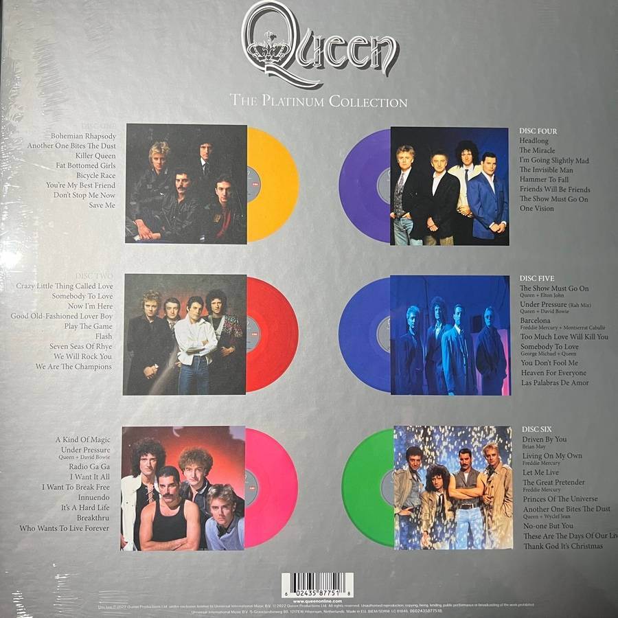 Queen – The Platinum Collection - 6LP Box Set - hot-vinyl.com