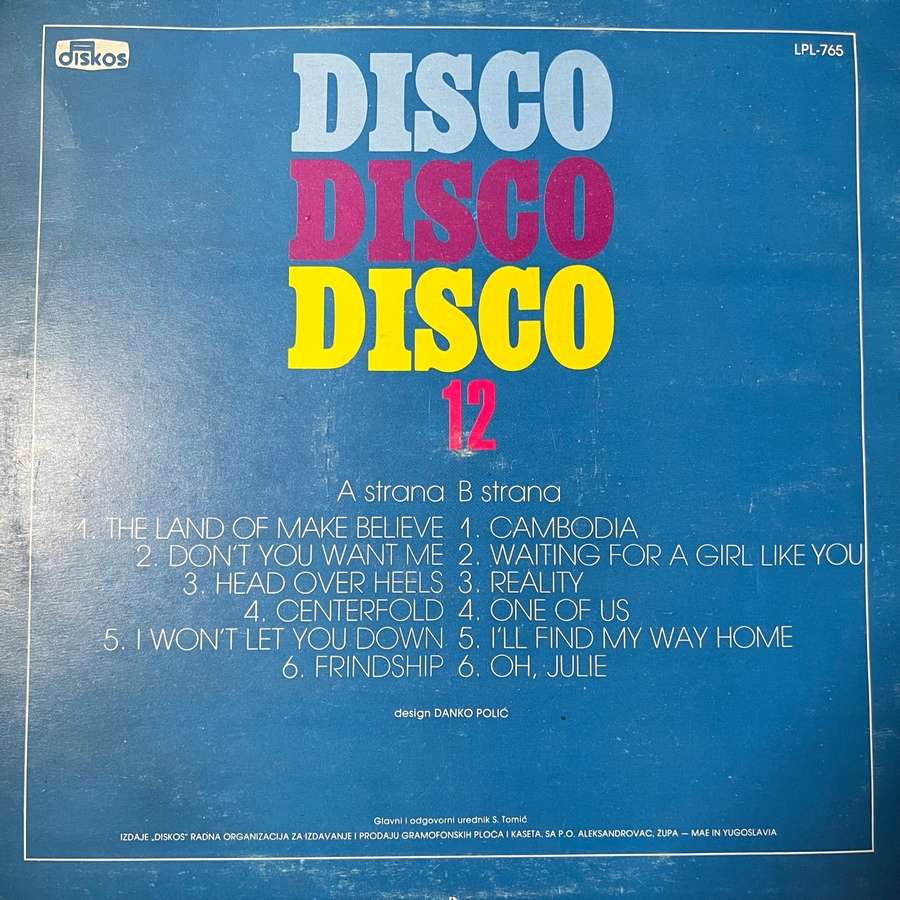 Various – Disco Disco Disco 12 - hot-vinyl.com