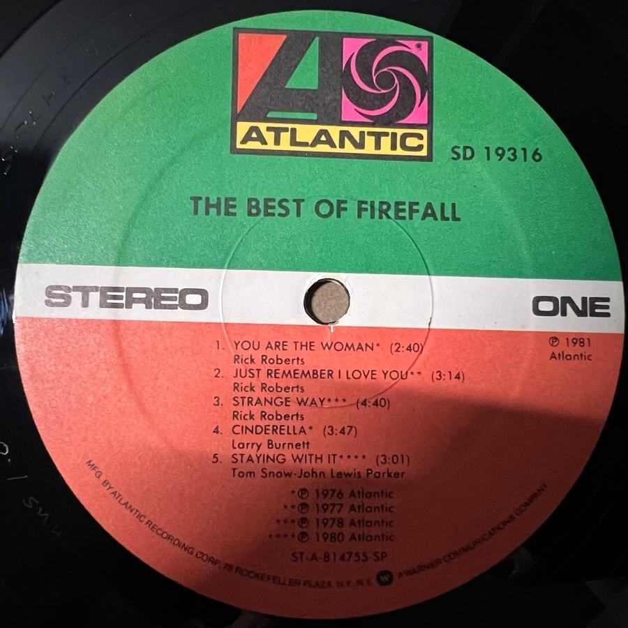 Firefall – The Best Of Firefall - hot-vinyl.com