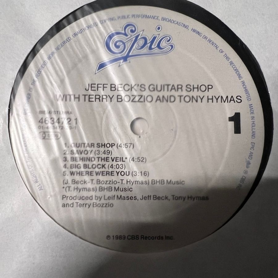 Jeff Beck With Terry Bozzio And Tony Hymas – Jeff Beck's Guitar Shop ...