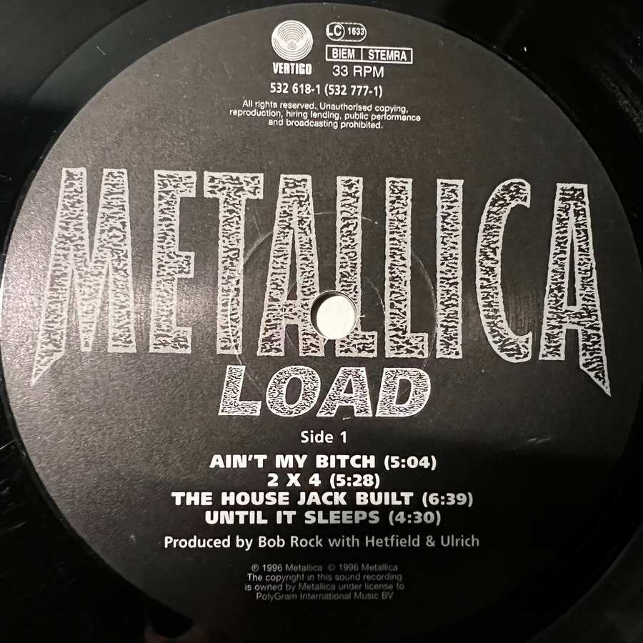 Metallica – Load - hot-vinyl.com