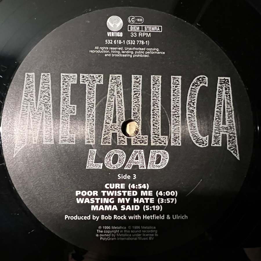 Metallica – Load - hot-vinyl.com