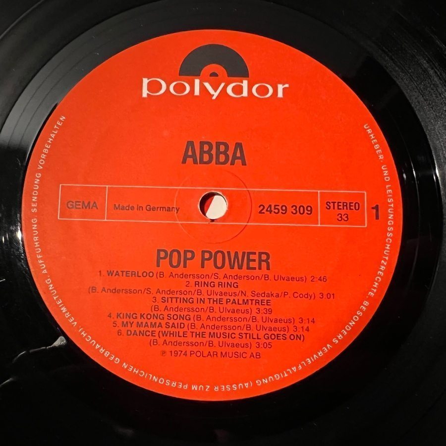 ABBA – Pop Power (The Fantastic ABBA) - hot-vinyl.com