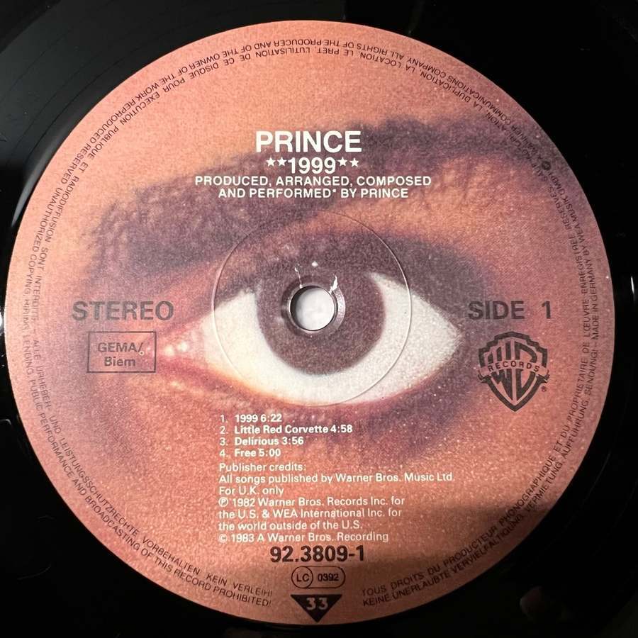 Prince – 1999 - hot-vinyl.com