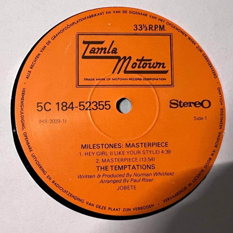 The Temptations – Milestones: Masterpiece / All Directions - hot-vinyl.com