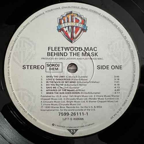 Fleetwood Mac – Behind The Mask - hot-vinyl.com